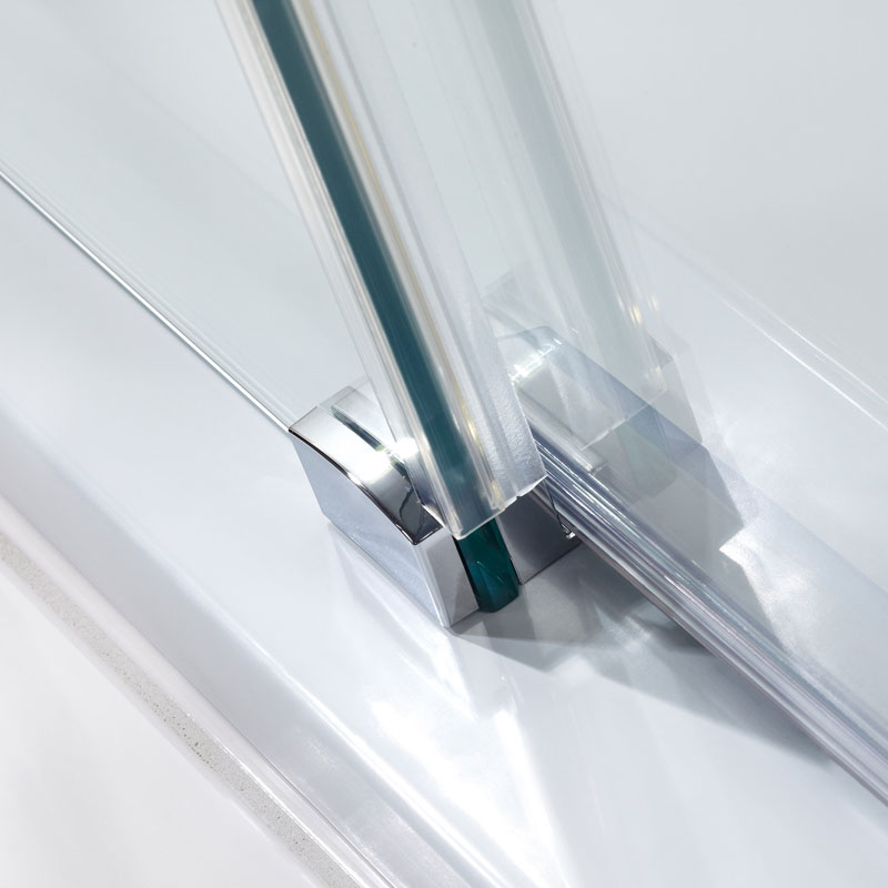 HSK Solida Schiebetür 2-teilig bodenfrei 120 cm | ohne Softclose | mit Edelglas | 120 cm | ESG ...