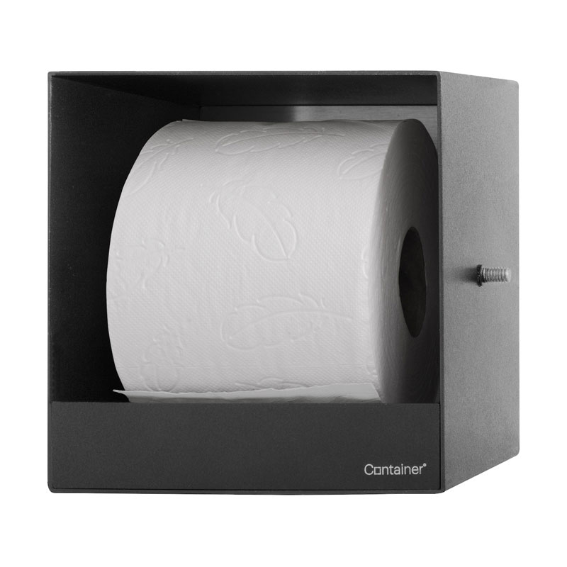 ESS Container Roll WC Papierhalter rahmenlos | Anthrazit | ED-TCL-14-A