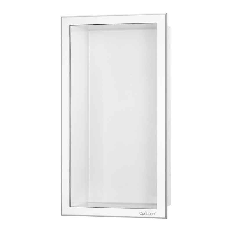ESS Container Box 10 Wandnische 30 x 90 x 10 cm | Rahmen gebürstet ...