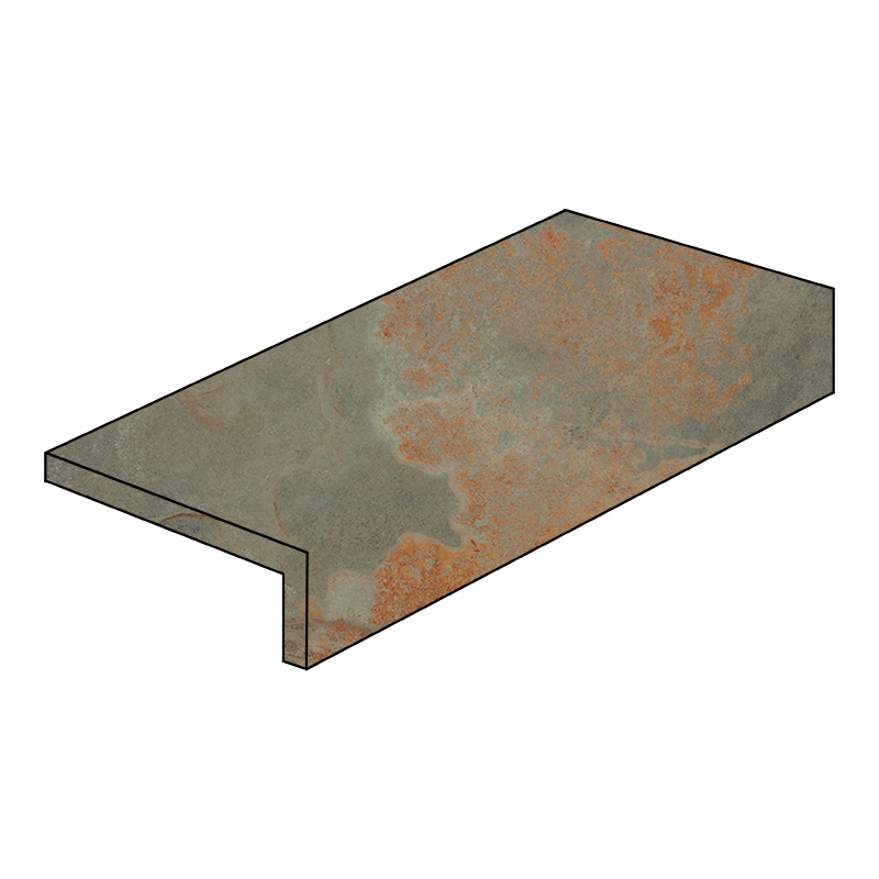 CIR Di Pietra Bali Red R11 Winkel Stufe 10 x 40 x 4 cm | CI-1080144