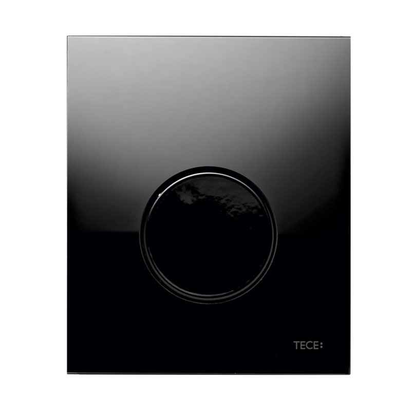 Tece Loop Urinal Betätigungsplatte Glas schwarz Taste schwar | Glas Schwarz Taste Schwarz | TC ...