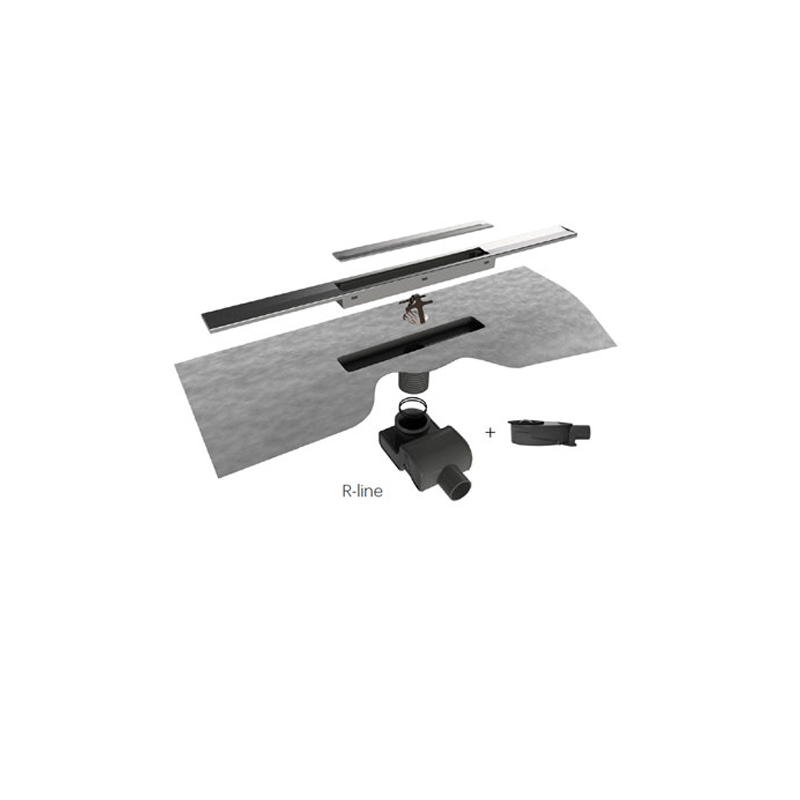 ESS Easy Drain R-Line Duschrinne 100 cm | R-Line | Edelstahl poliert ...