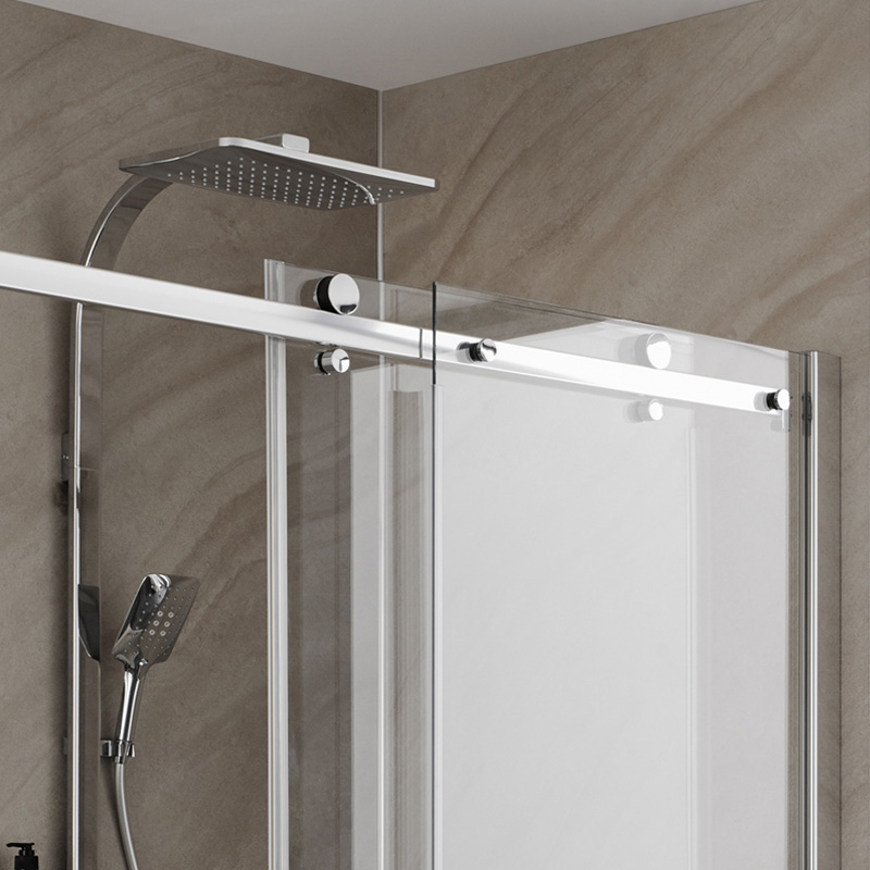 HSK Premium Softcube Gleittür Schiebetür mit Seitenwand | mit TwinSeal ...