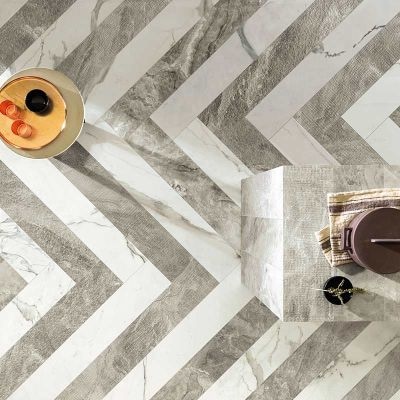 Italgraniti Marble Experience Orobico Grey Listello Mix 20 x 120 cm ...