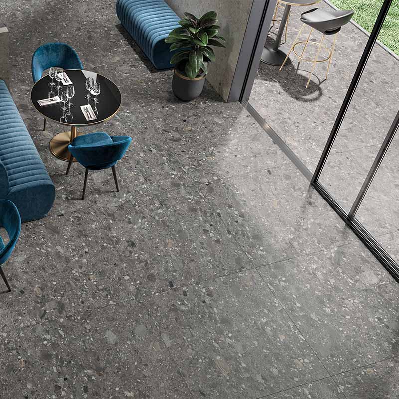 Cercom Ceppo di Gres Nero 120 x 120 cm Bodenfliese | CC-1077133