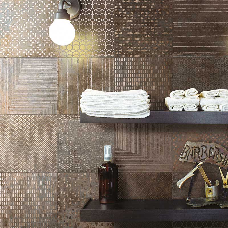 Cercom Temper Inserto Weld Bronze Dekorfliesen-Set | CC-1069670