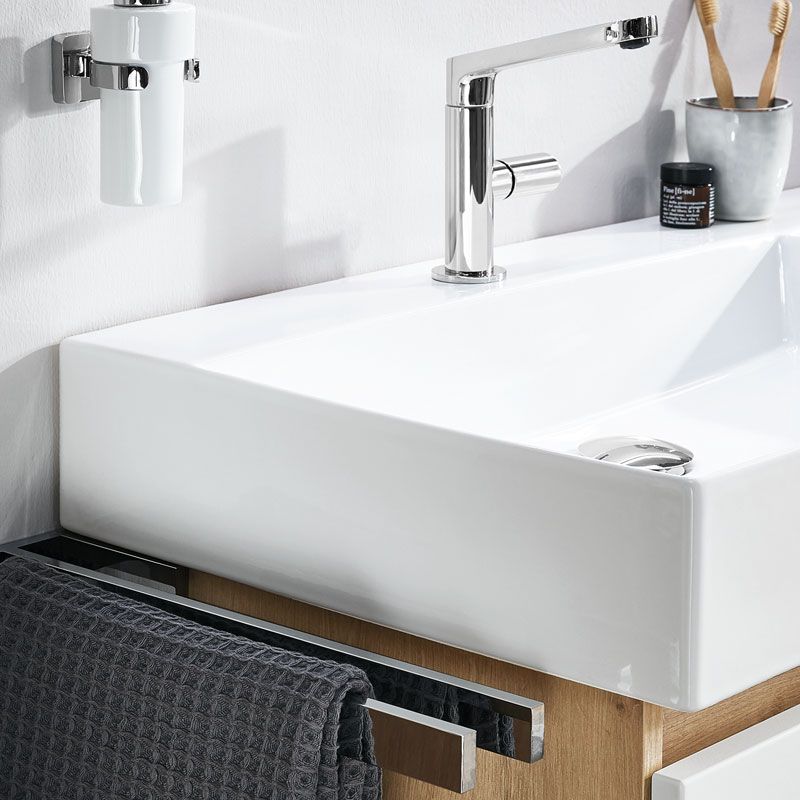 Laguna highline 150 Squared Waschtisch 620 x 450 mm | 620 x 450 mm | mit Hahnloch | LU-WTM48061