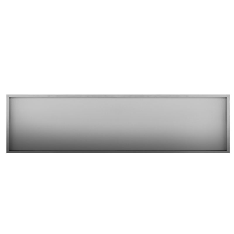 ESS Container Box 10 Wandnische 30 x 120 x 10 cm | Rahmen gebürstet ...