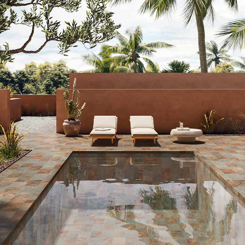 CIR Di Pietra Bali Red R11 Winkel Stufe 10 x 40 x 4 cm | CI-1080144