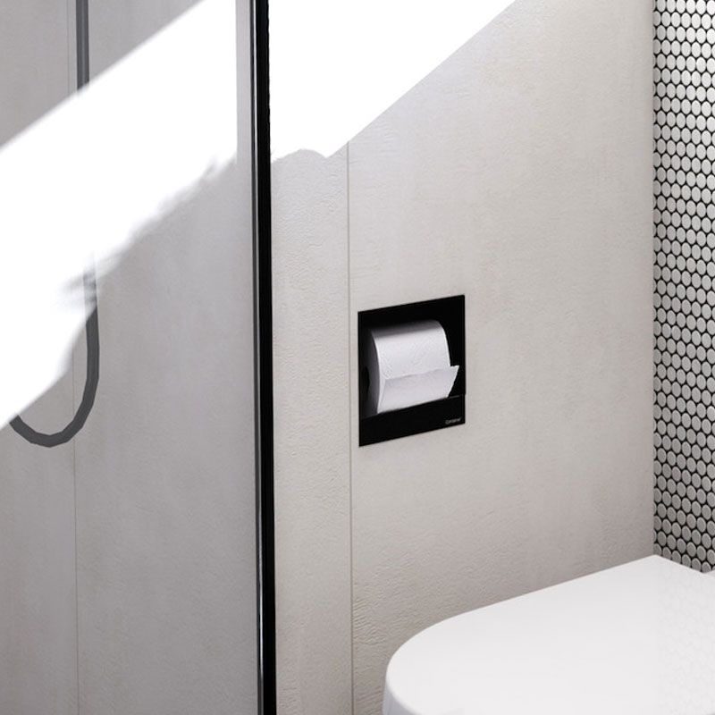 ESS Container Roll WC Papierhalter rahmenlos | Edelstahl gebürstet | ED ...
