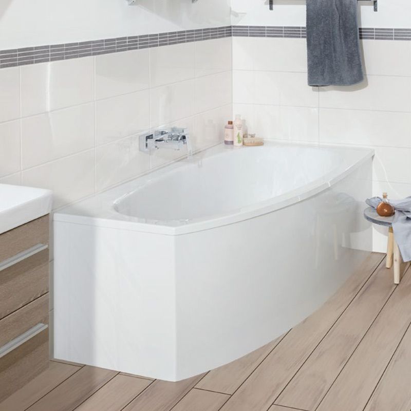 Bombax Raumspar Badewanne 170 x 75 x 45,5 cm Links | MB-1417000101