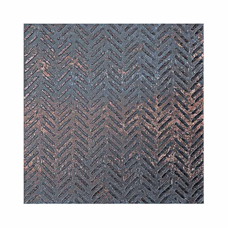 Serenissima Costruire Metallo Lamiera Mix Nero 25 x 25 cm | SA-1062873