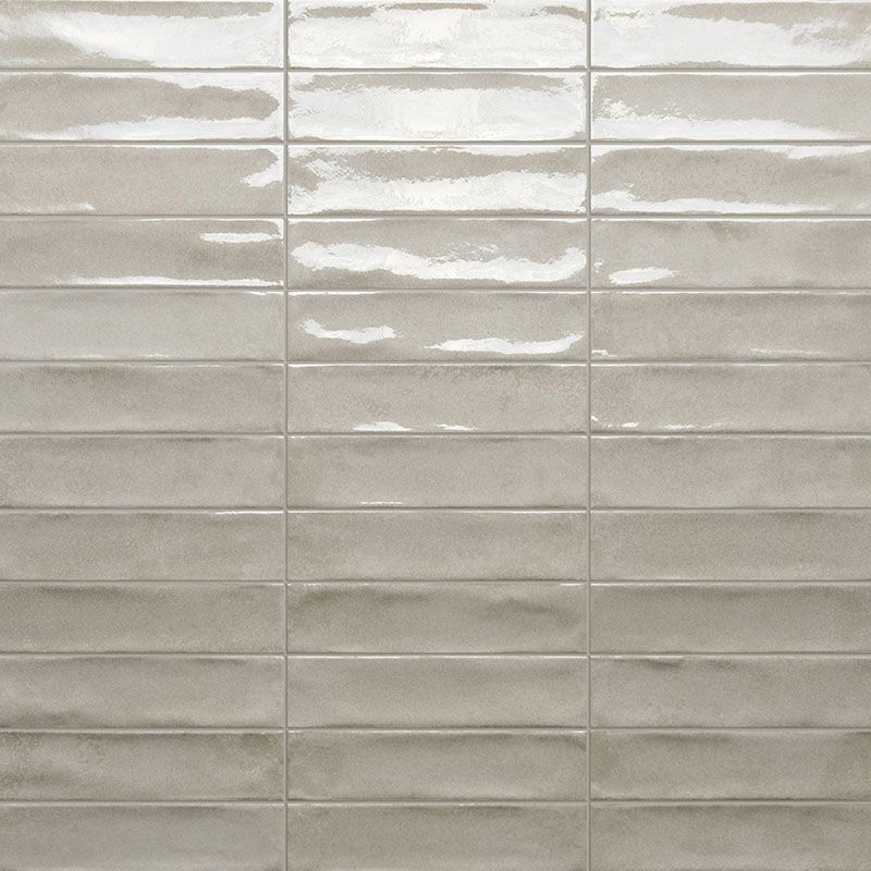 Zellige Fliese Marrakech Light Grey Brick 4,8 x 20 cm | RN-J92241