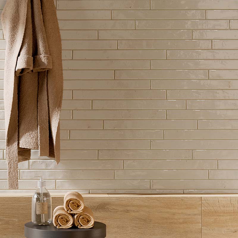 Fliese Colors Ivory Brick 4,8 x 45 cm | RN-J92077