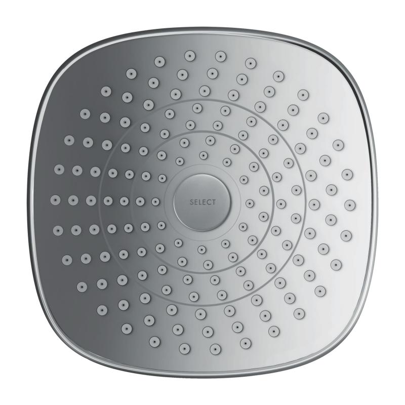 Hansgrohe Croma Select E 180 2jet Kopfbrause EcoSmart | Weiß-Chrom | HG ...